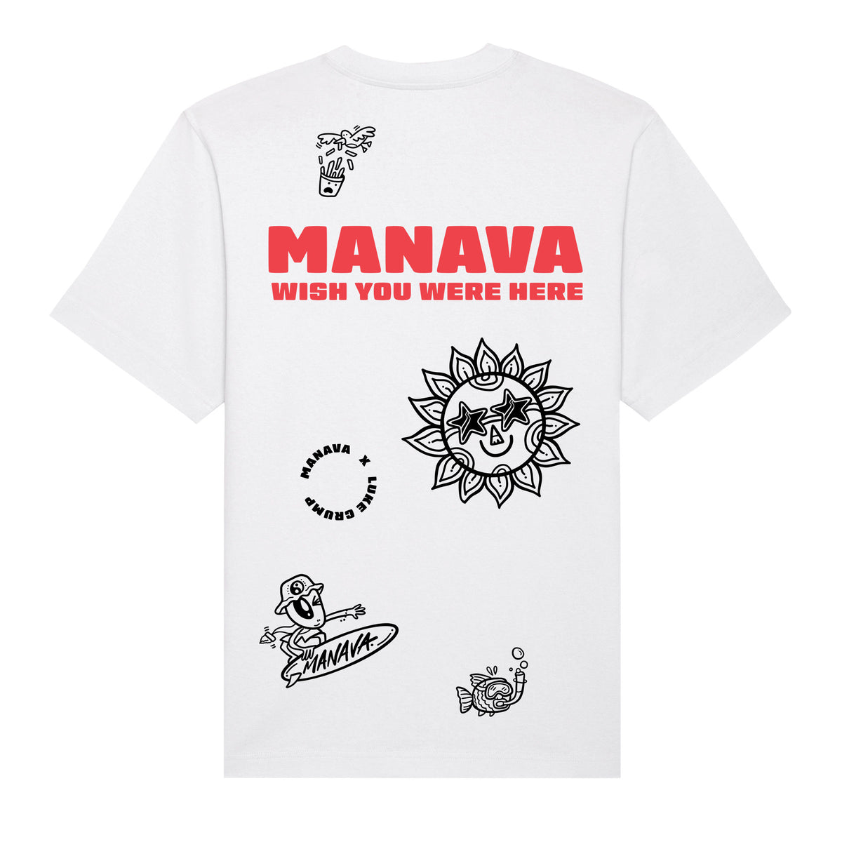 Luke Crump Multi Placement T-shirt – Manava Store